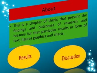 Results And Discussion Thesis