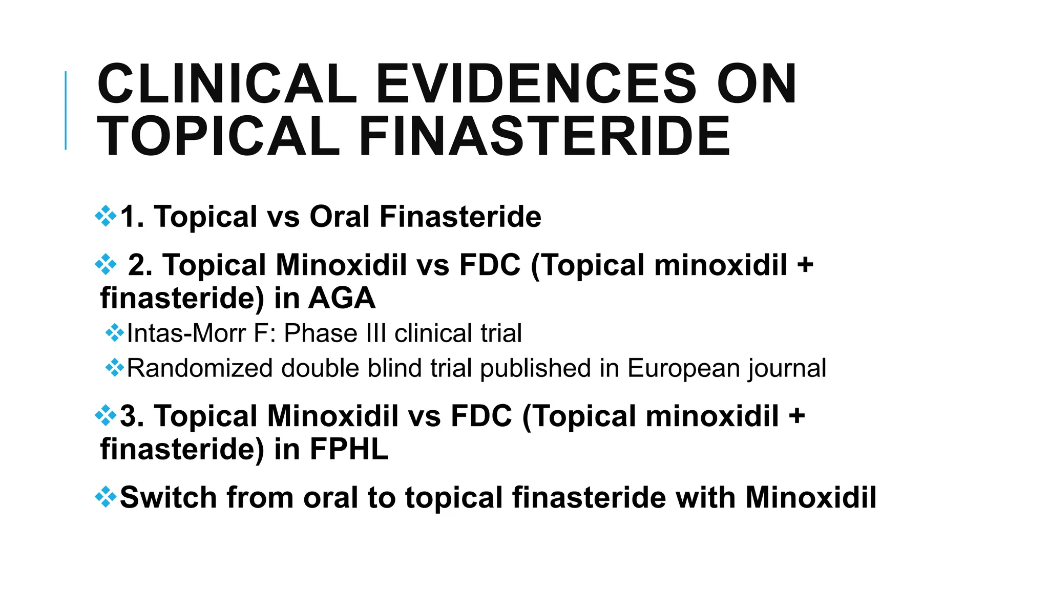 Results and evidence of Topical combination of minoxidil and ...