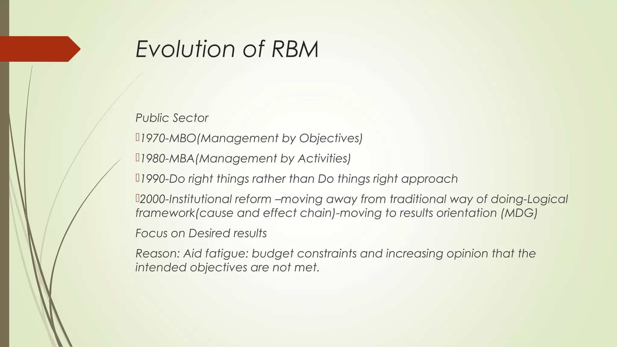 Results based management | PPT