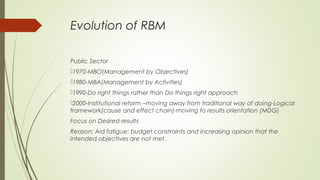 Results based management | PPT