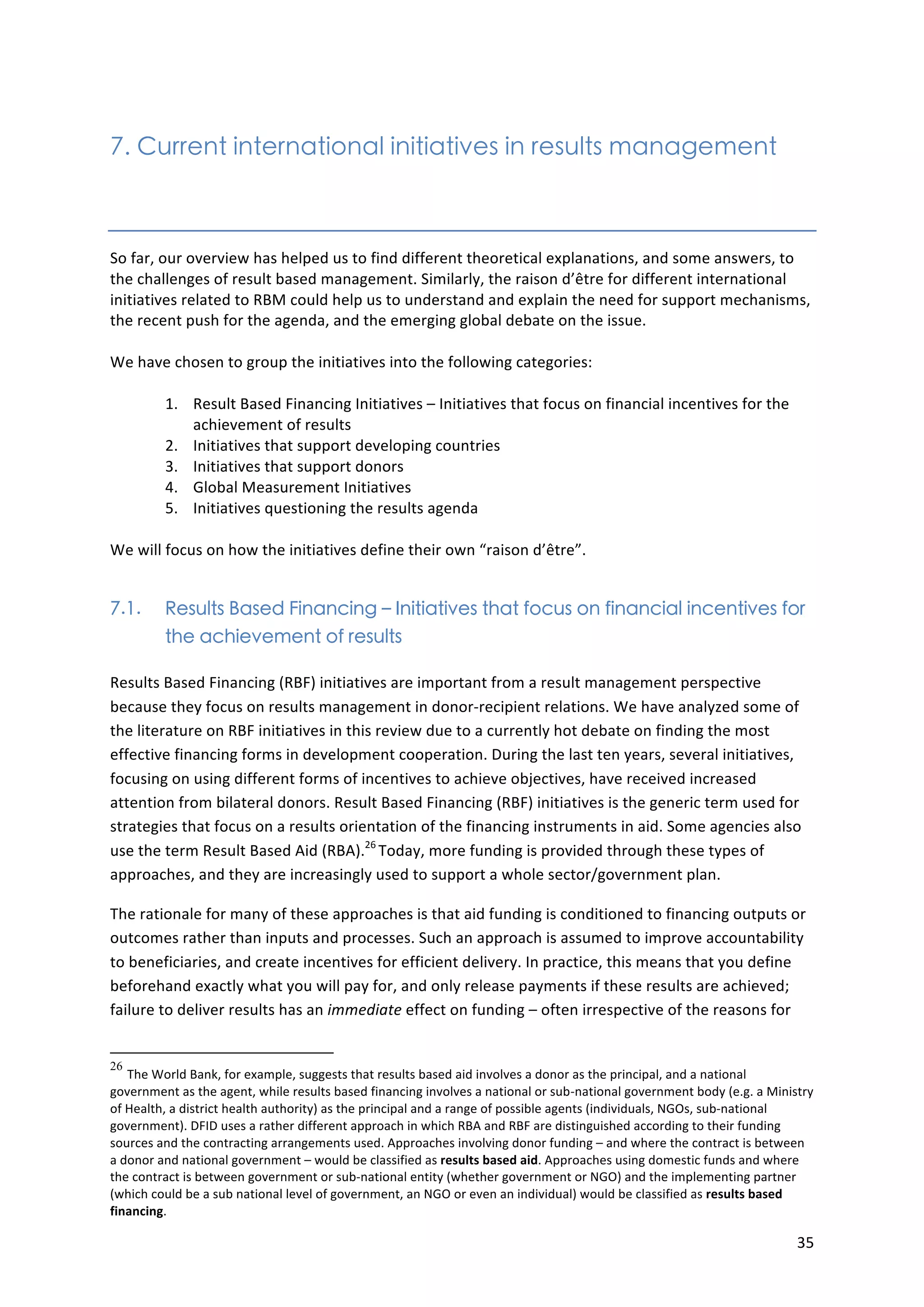 Results based management in development cooperation | PDF