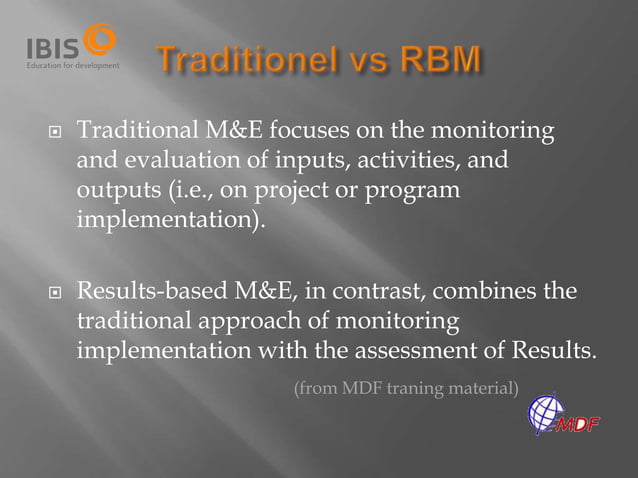 Results based monitoring | PPTX