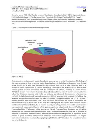 Results of orbital cellulitis treatment | PDF | Ear, Nose and Throat ...