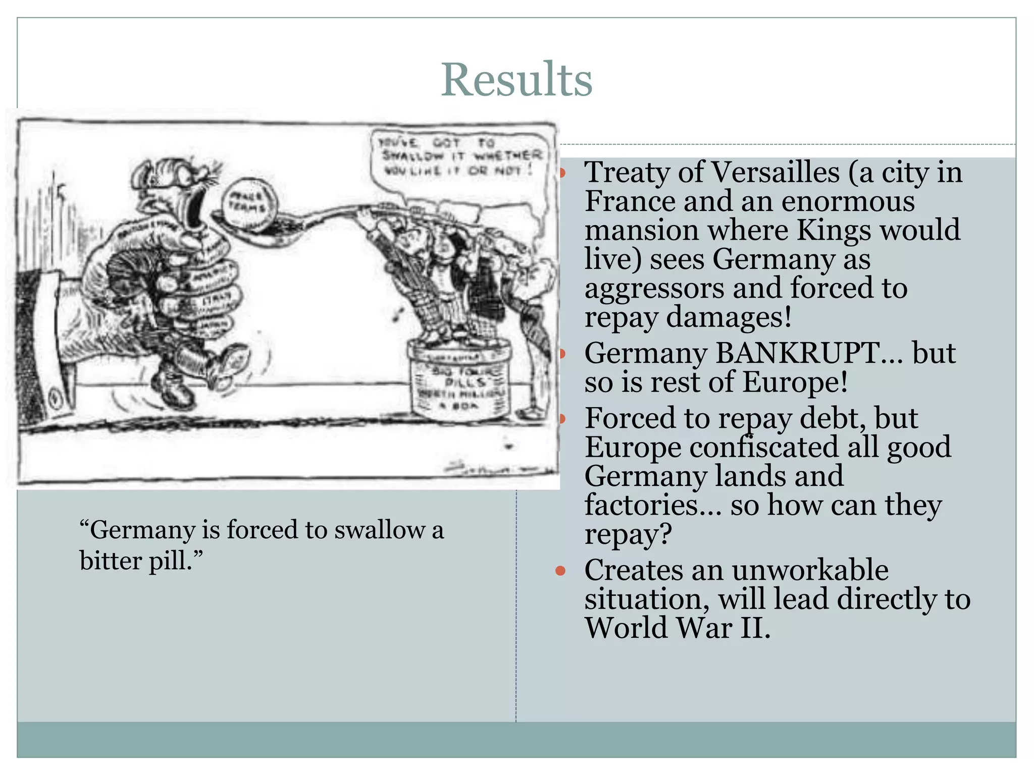 Results of world war I | PPTX