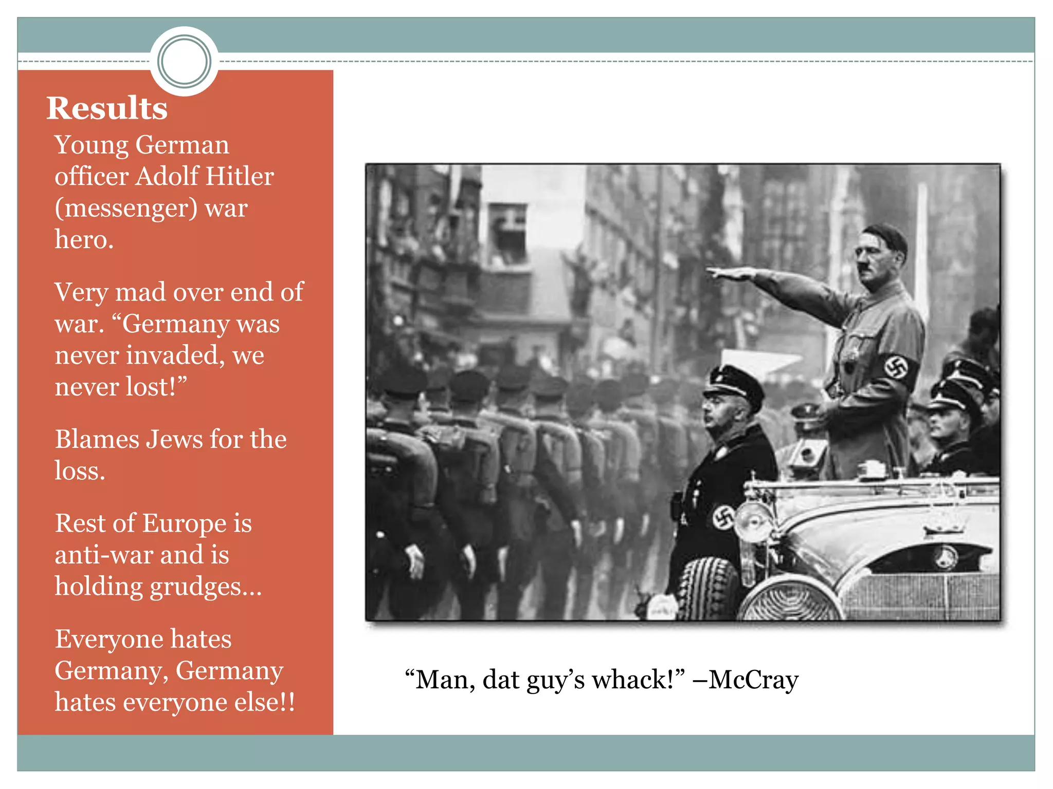 Results of world war I | PPTX