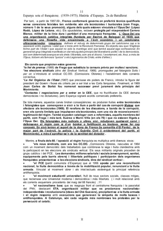 Resum del franquisme | PDF