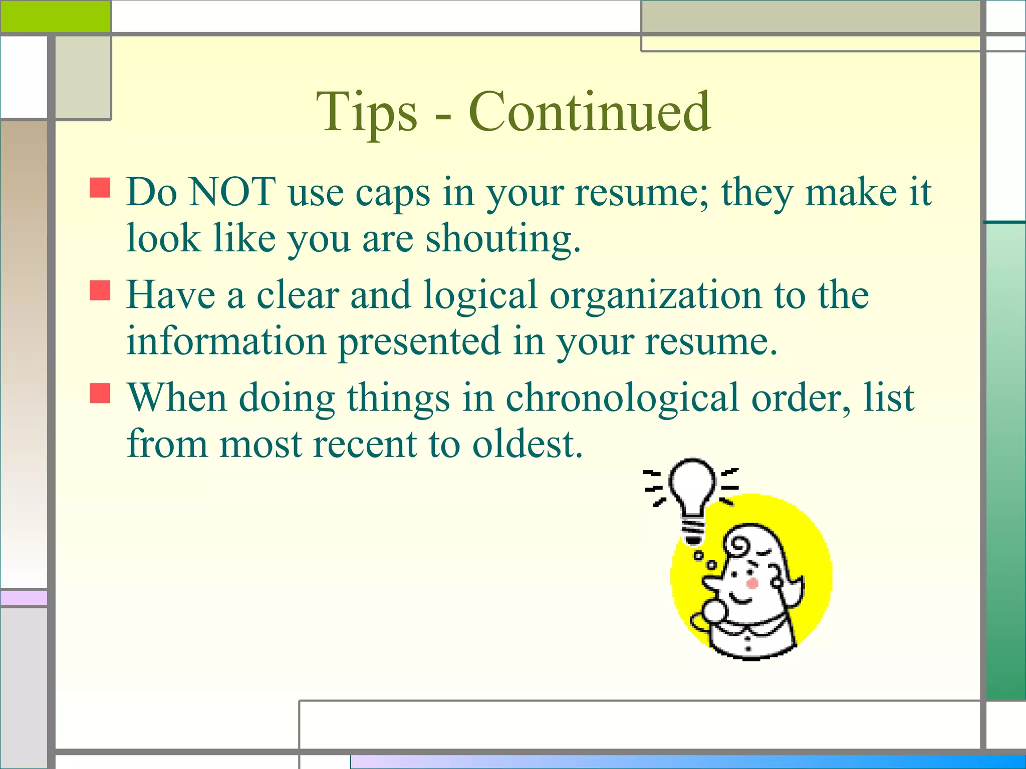 Intro to Resumes | PPT | Resume Writing and Advice | Job Search