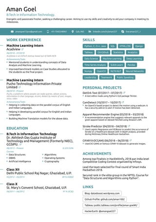 Resume_Aman_Goel | PDF