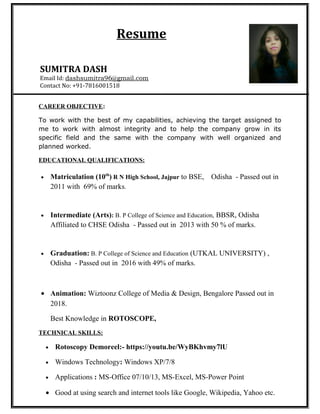 Resume 1 (1) | PDF