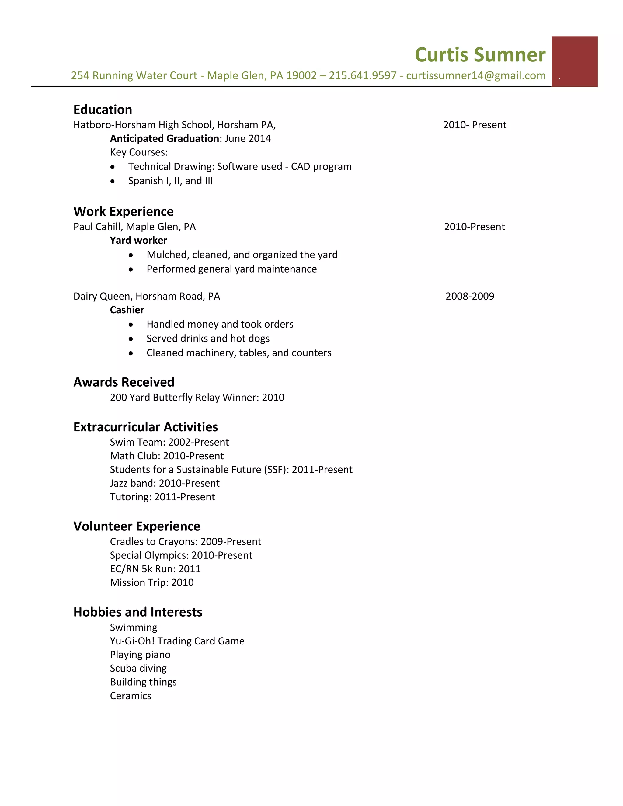 Resume | PDF