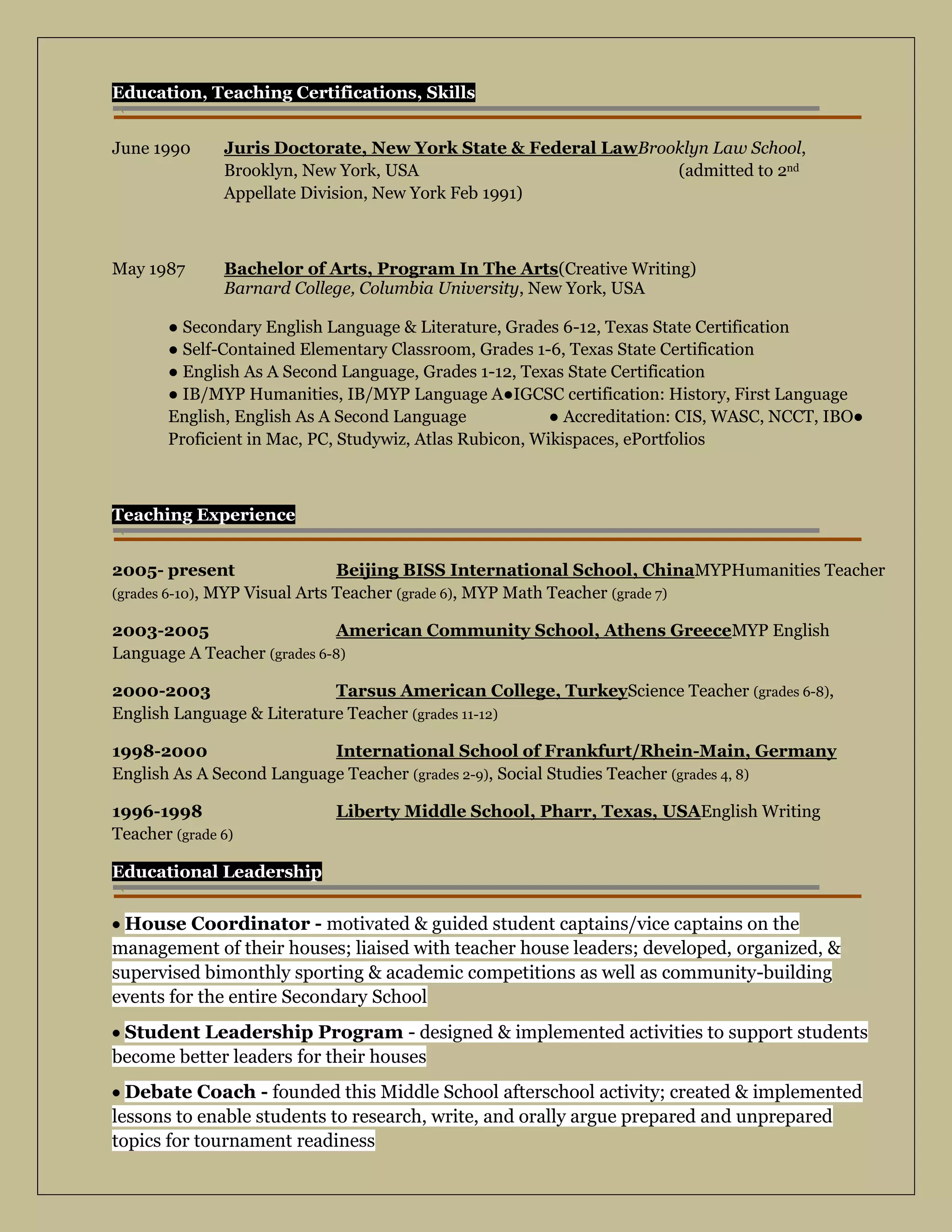 Resume | DOCX