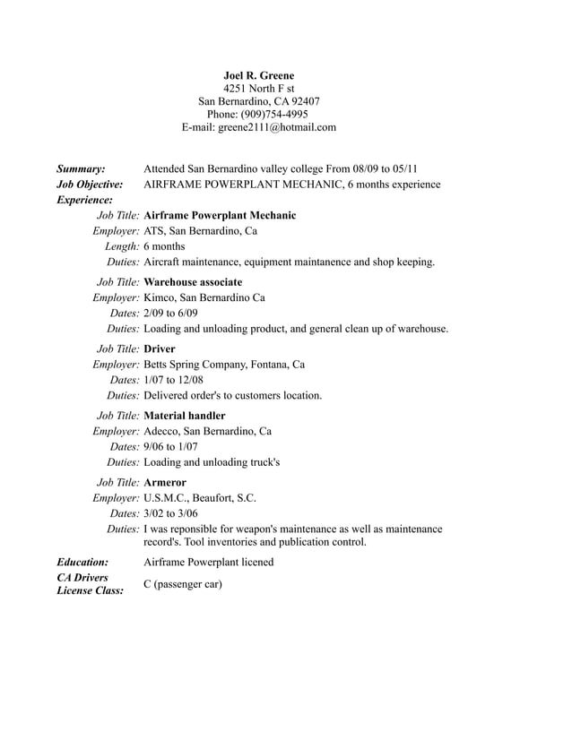 Resume | PDF