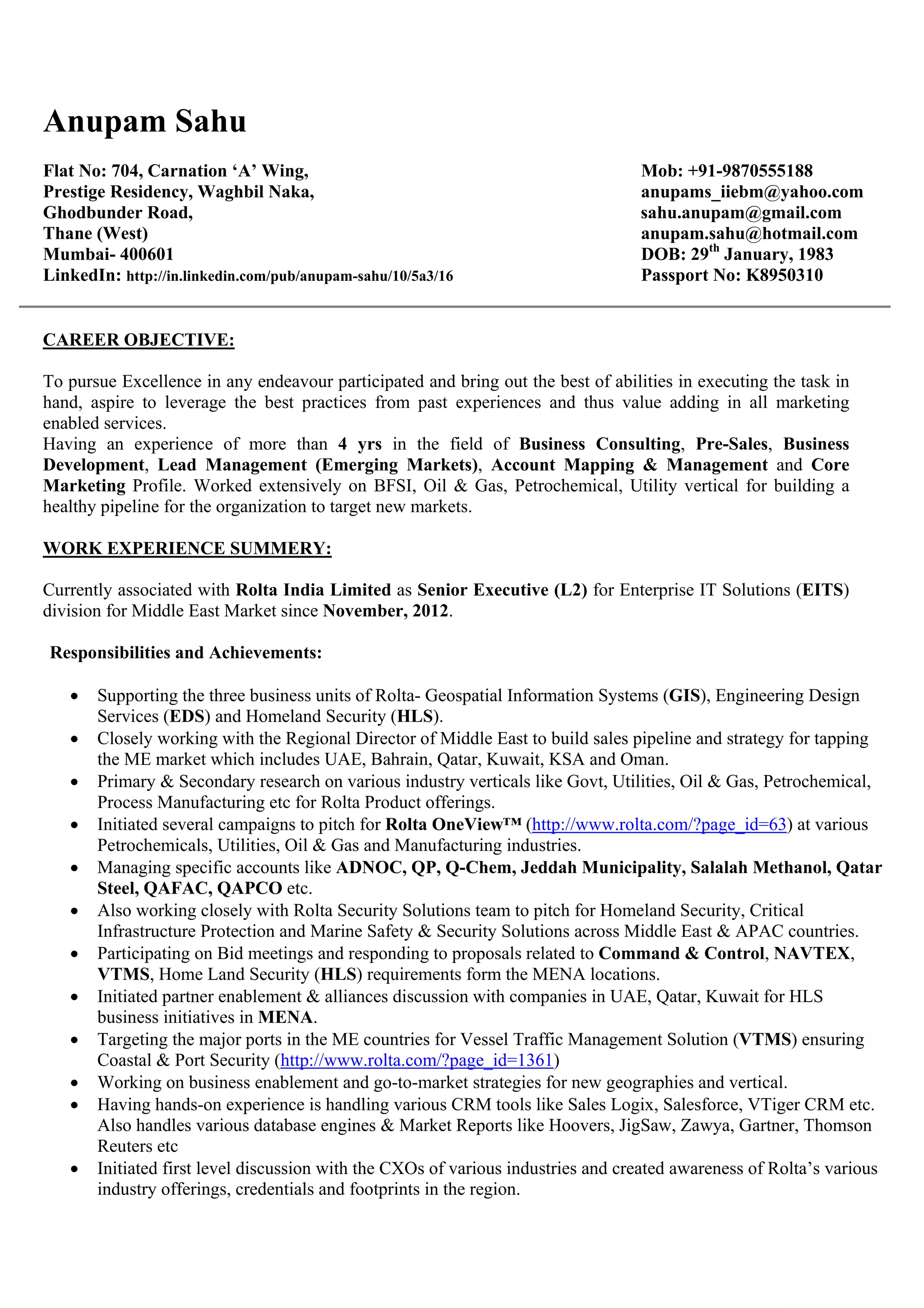 Resume | PDF