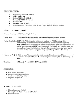 Resume | PDF