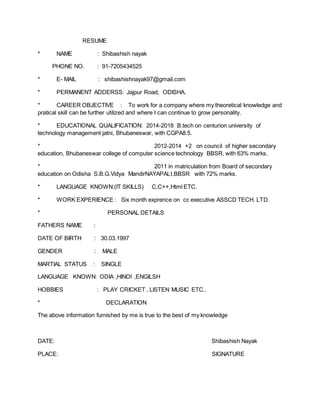Resume | DOCX