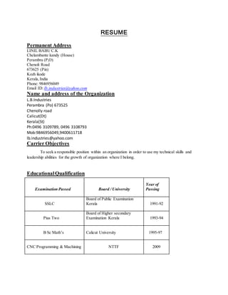 Resume | PDF