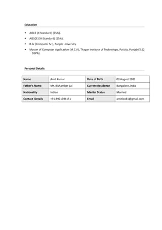 Dot Net Profile | DOC | Web Design and HTML | Internet