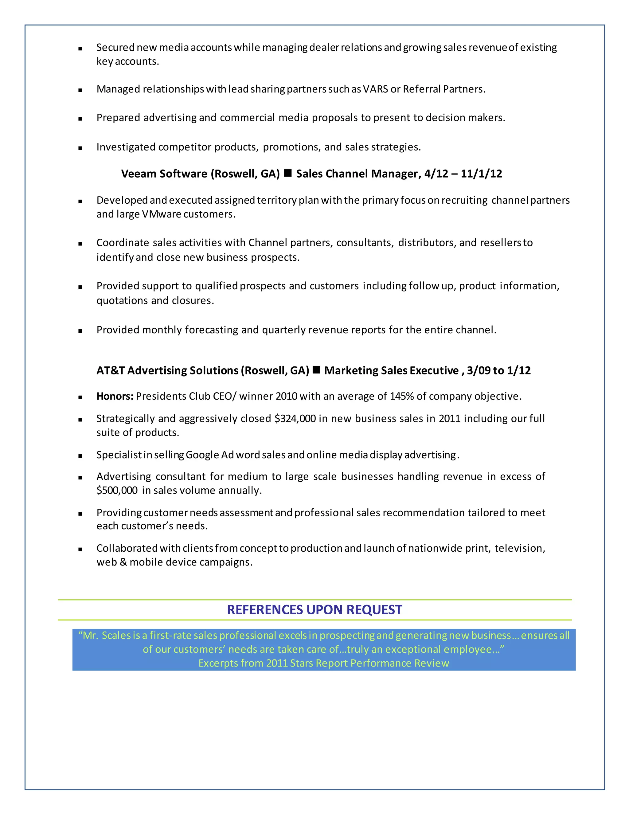 Bernard Scales III Resume | DOCX