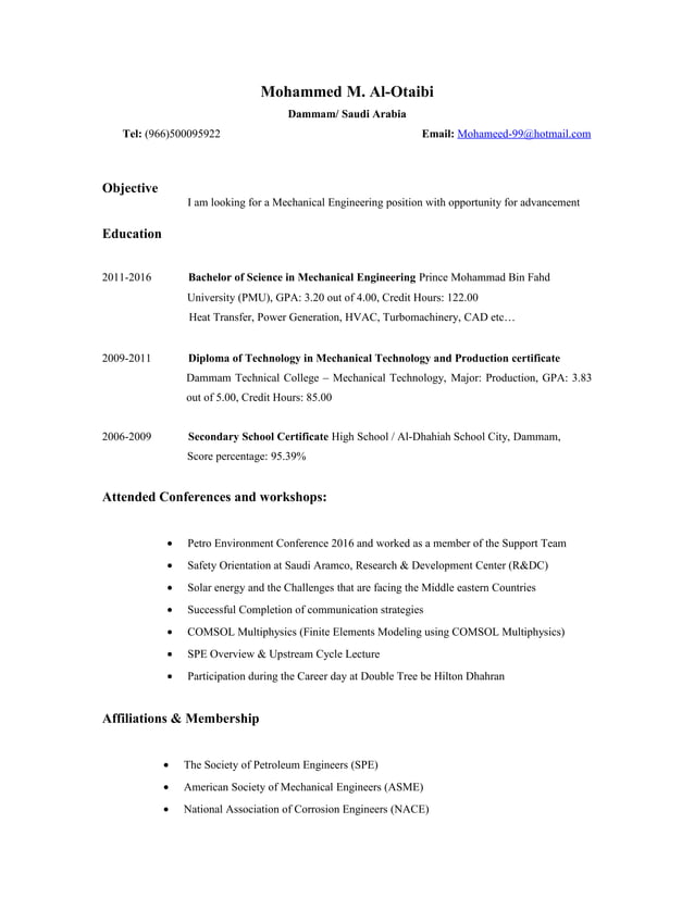 Resume/CV | DOC