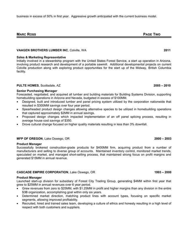 Resume.ross, marc. 051216 | PDF