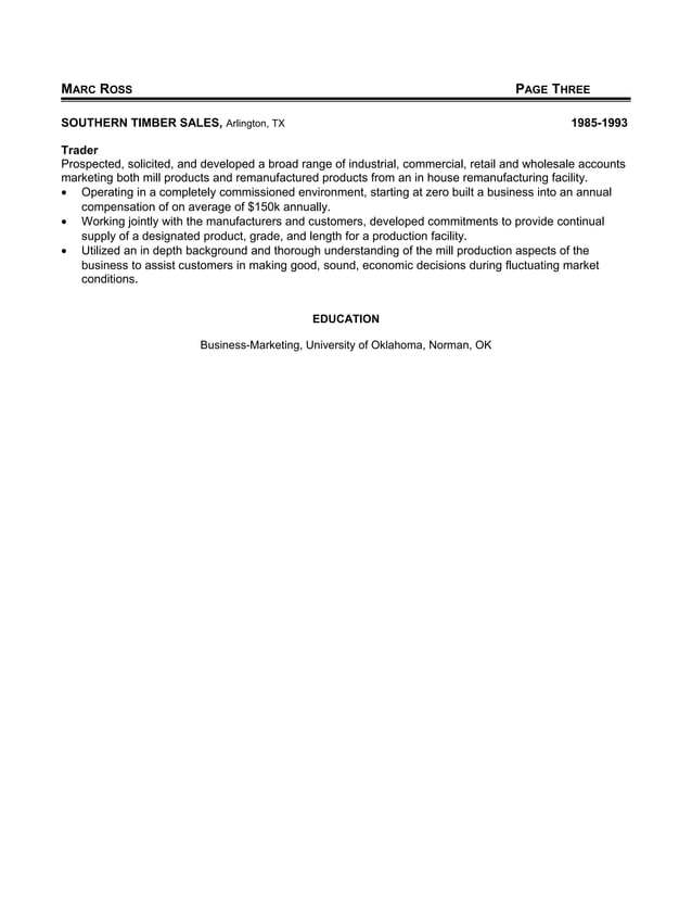 Resume.ross, marc. 051216 | PDF