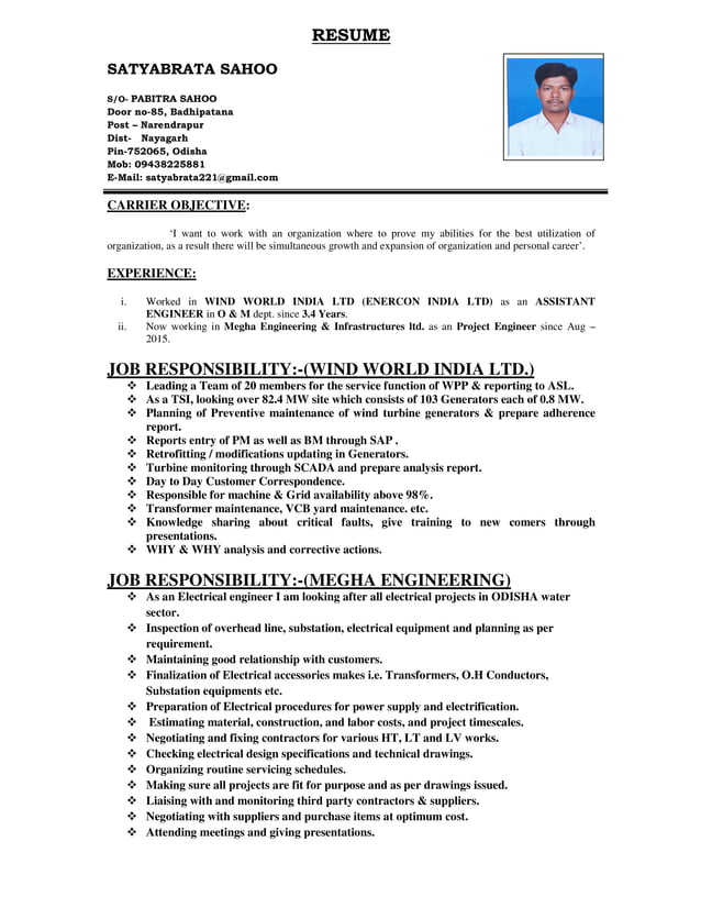 Resume | PDF | Civil Engineering Industry | Industries
