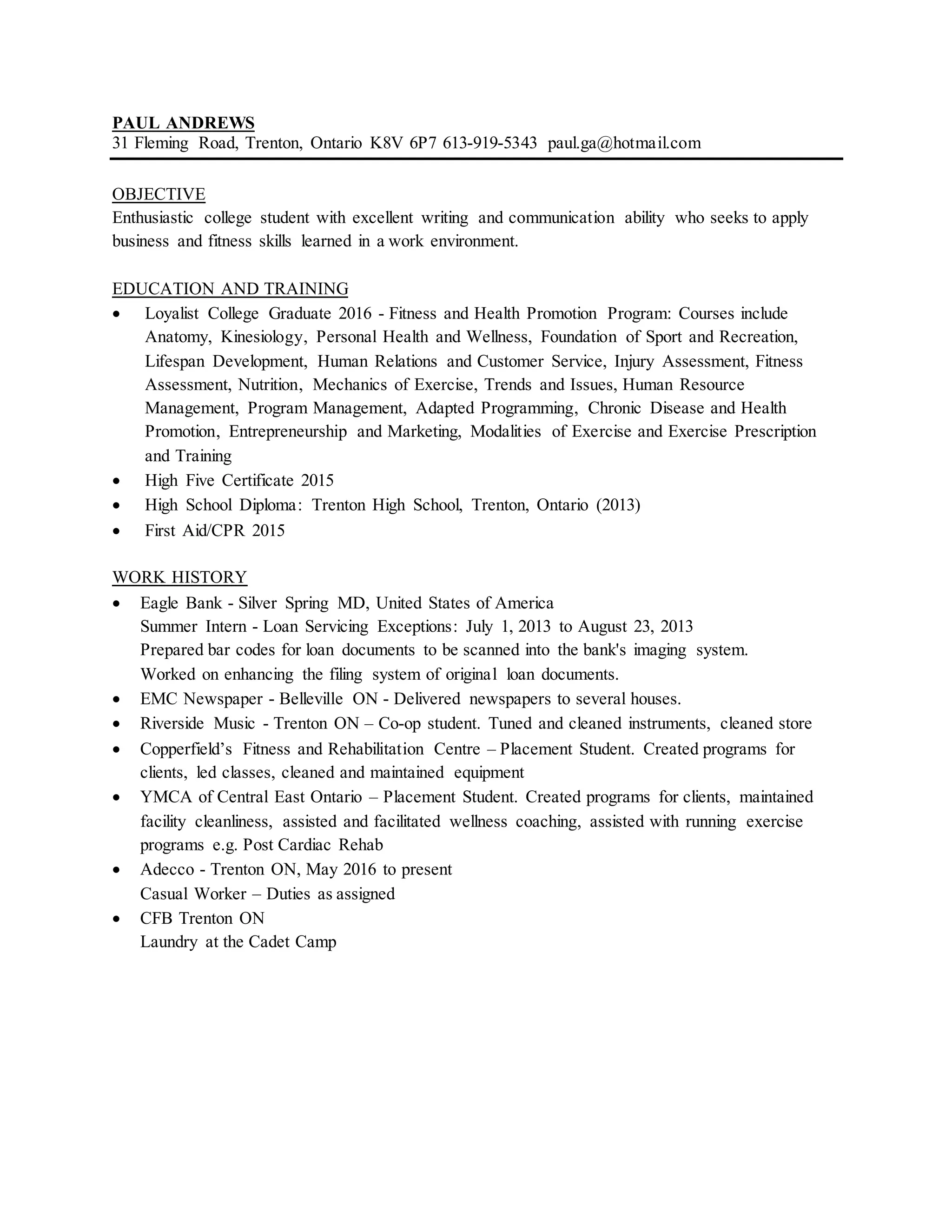 Updated Resume | DOCX