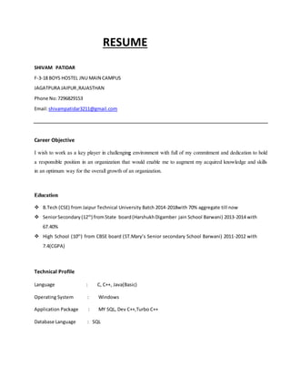 Resume | PDF