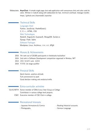 Resume | PDF