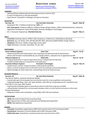Resume | PDF