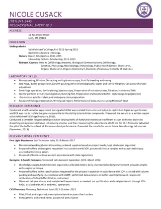 Nicole Cusack Resume | DOCX