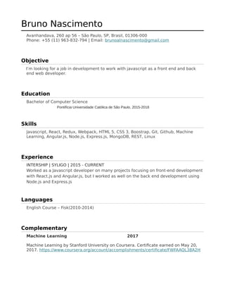 Resume | PDF