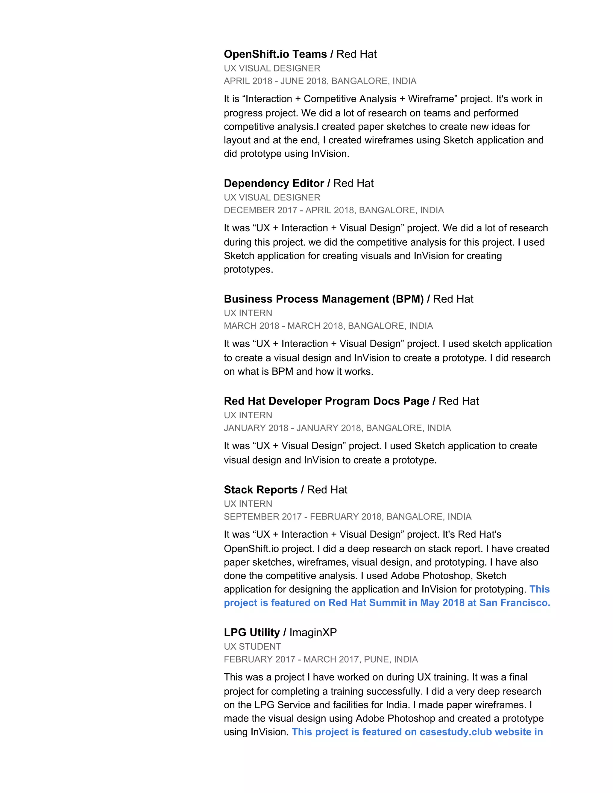 Resume | PDF | Web Design and HTML | Internet