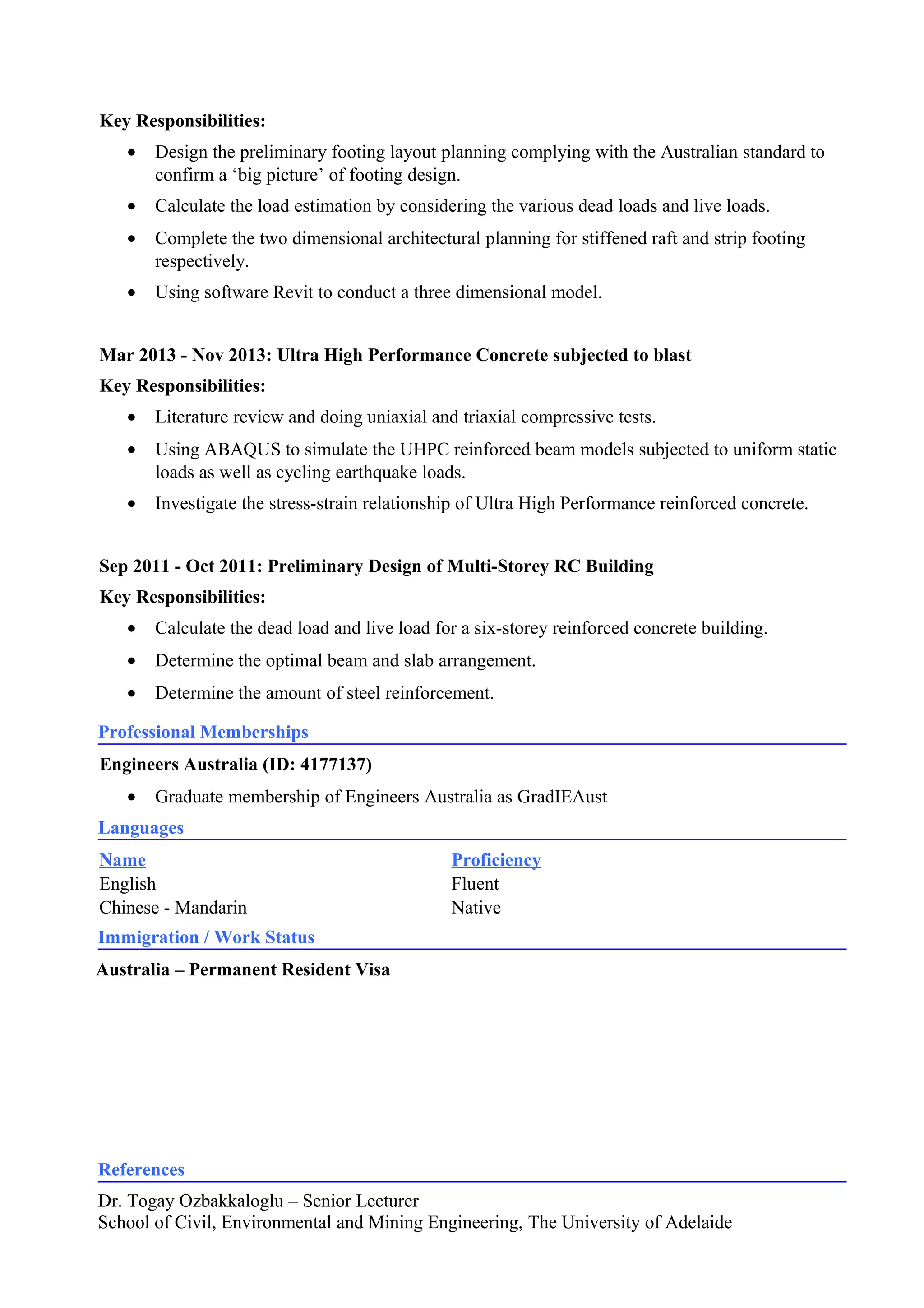 Resume Chen Li | PDF