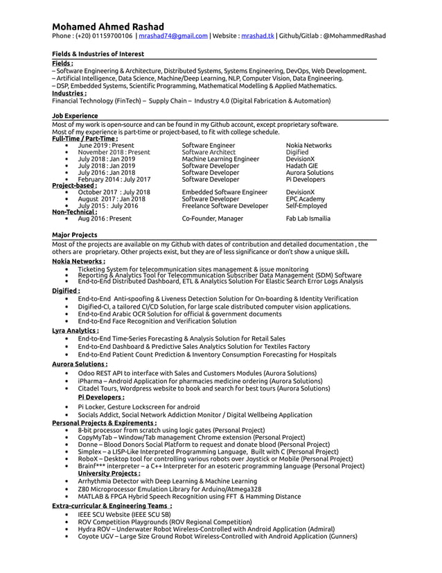 Mohamed-Rashad-Resume | PDF