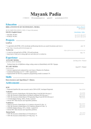 Resume | PDF