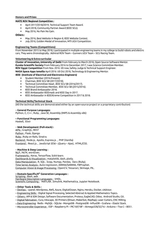 Resume-Nov2019 | PDF