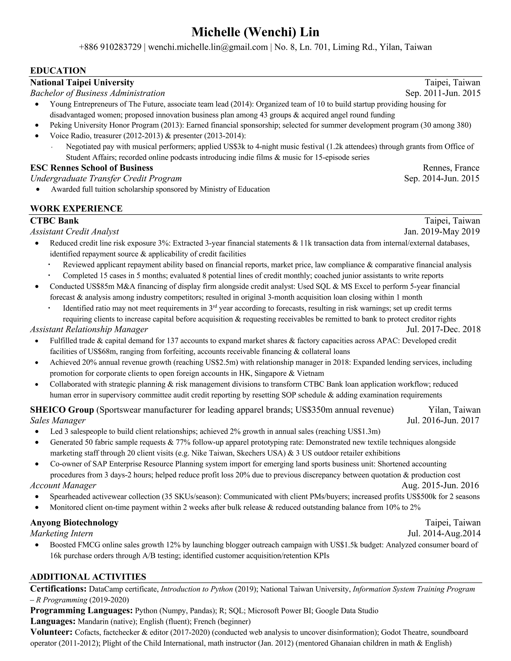 Resume | PDF