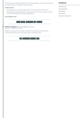 Saeed Hashemi CV | PDF