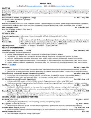 Resume | PDF | Operating Systems | Computer Software and Applications