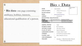 Resume Lesson on reading and writing for grade 11 | PPTX