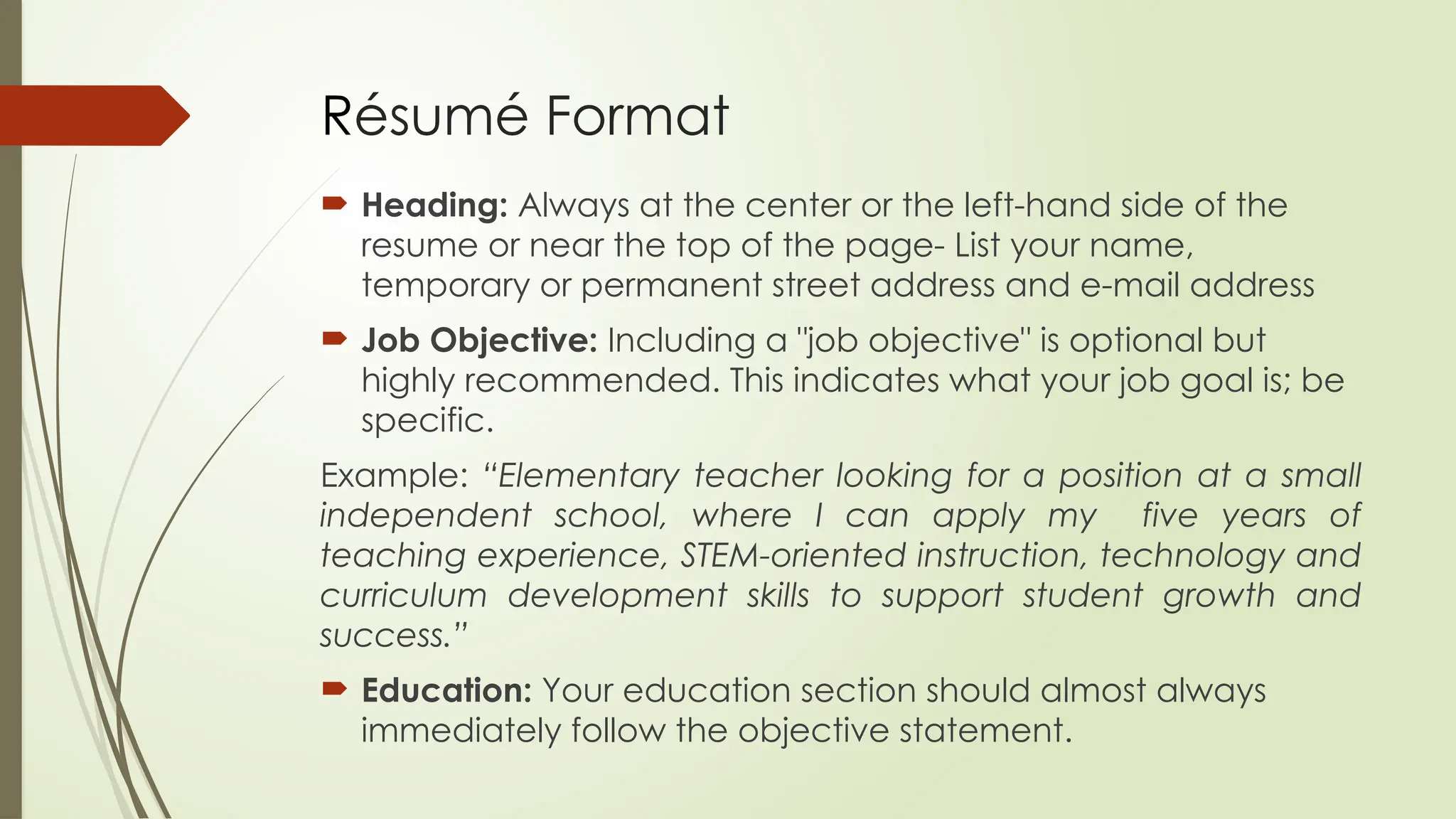 Resume sample paper and the procedure for making resume | PPTX
