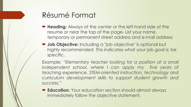 Resume sample paper and the procedure for making resume | PPT