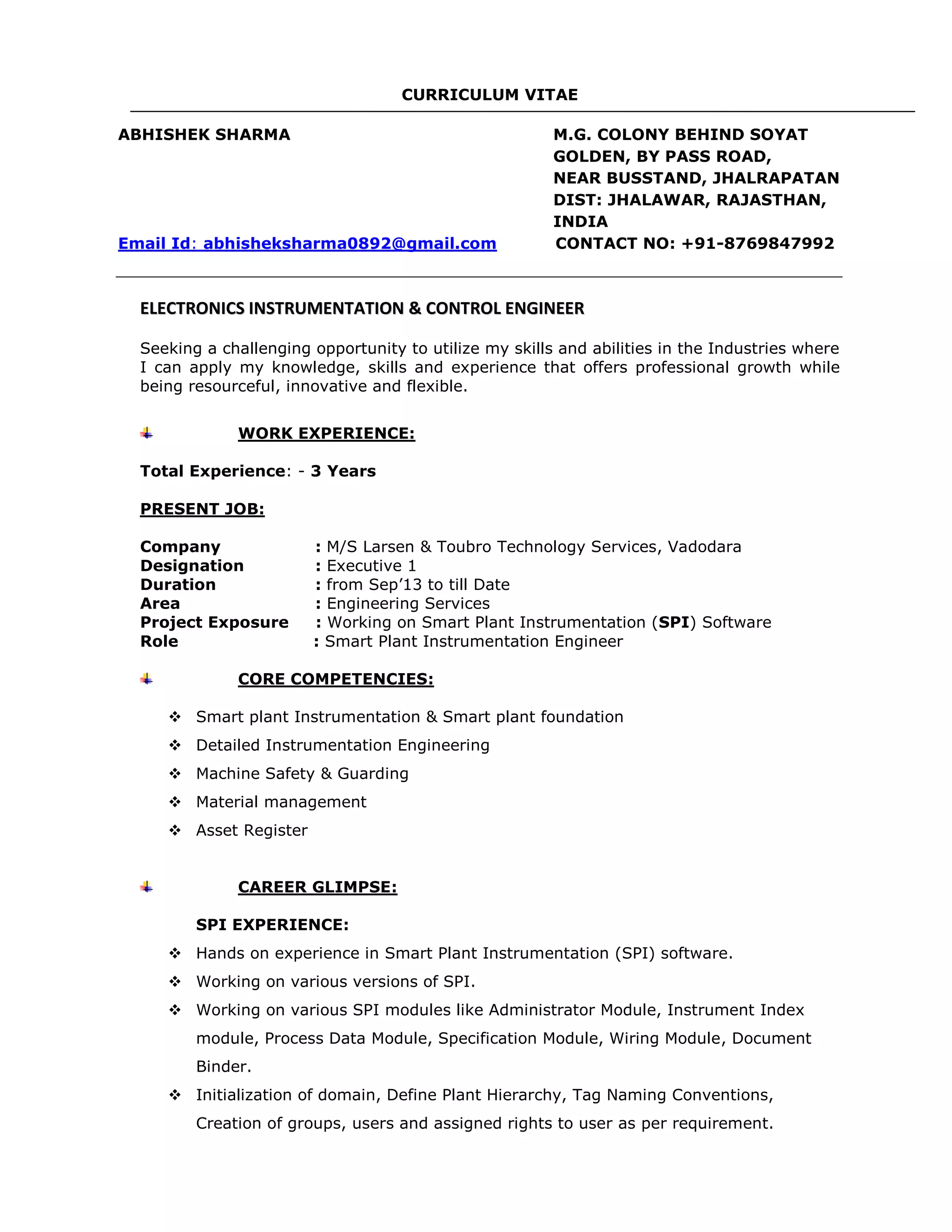 Resume abhishek sharma | PDF | Databases | Computer Software and Applications