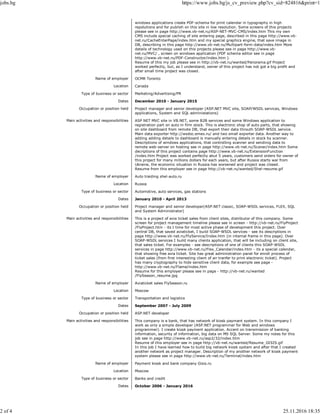 Viacheslav Eremin Resume by employer | PDF