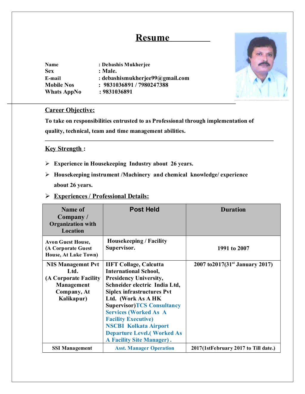 Debashis Resume For Facility Management Job Hospitality Management J debashis-resume-for-facility-management-job-hospitality-management-j