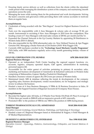 Resume devdas sambhat- updated | PDF