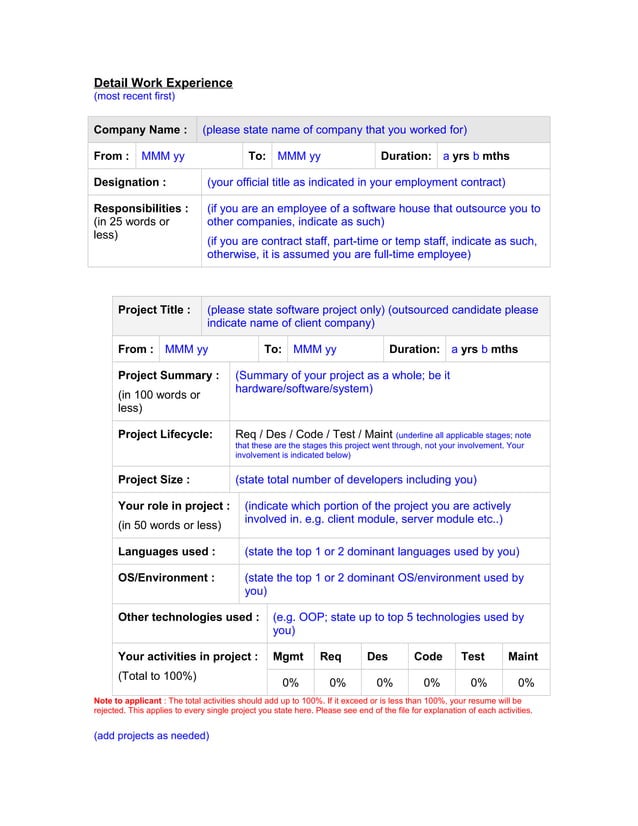 Resume exp-sample04 | PDF