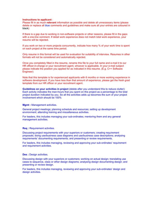 Resume exp-sample04 | PDF