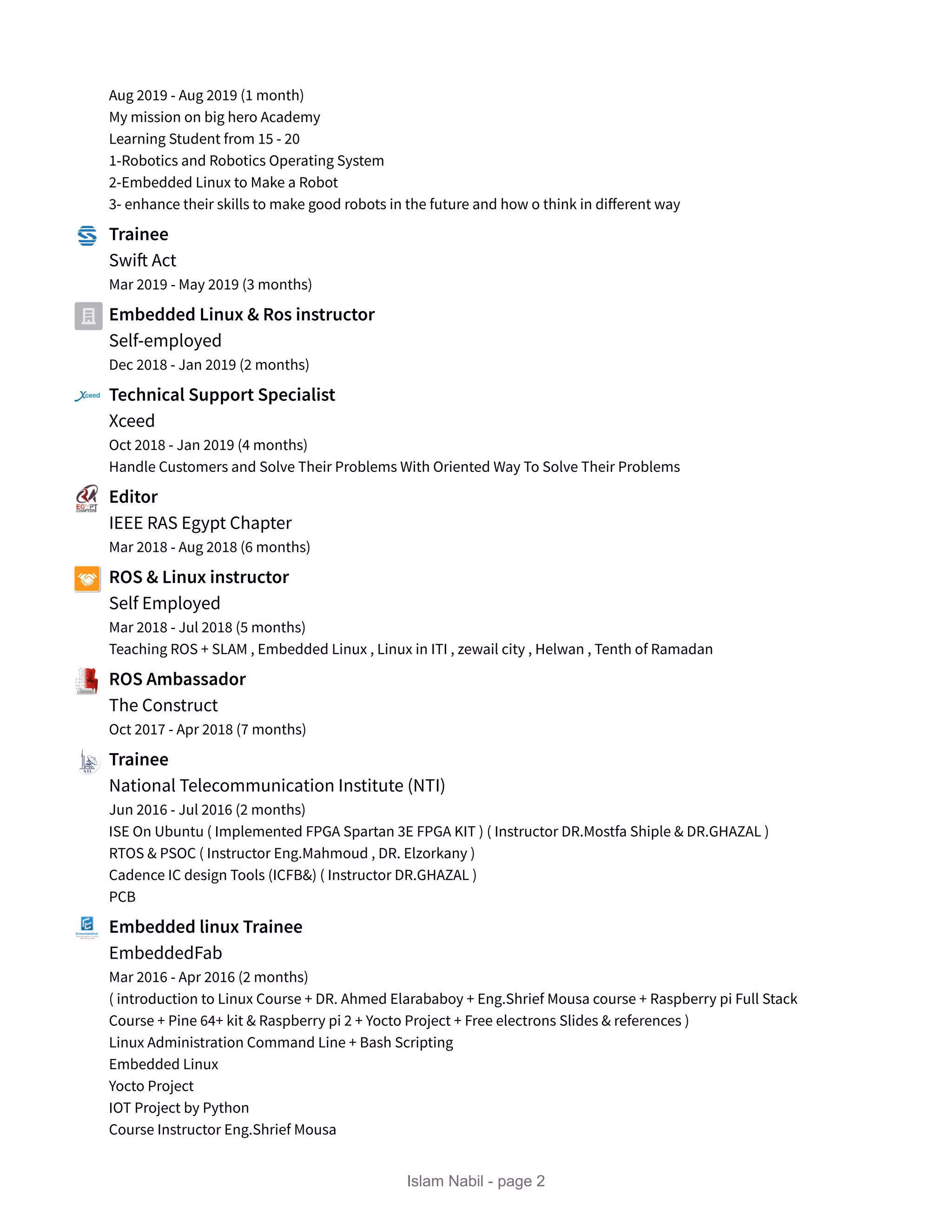 Resume islam-nabil | PDF